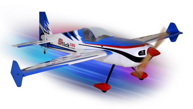 Phoenix SLICK 580 blau GP/EP 30-40CC ARF Carbon - 185 cm - D-POWER Webshop